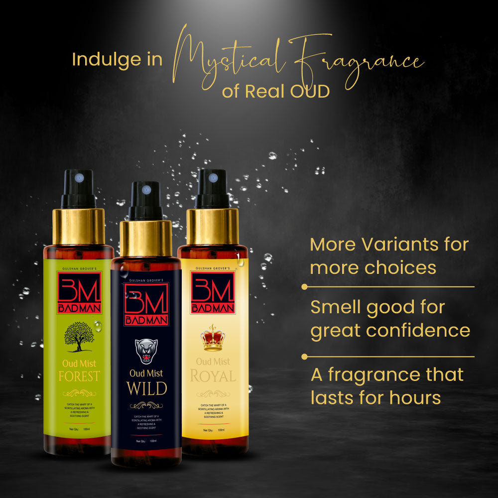 Badman Premium Oud Mist Spray Kit - Complete Oud Experience | Badman ...