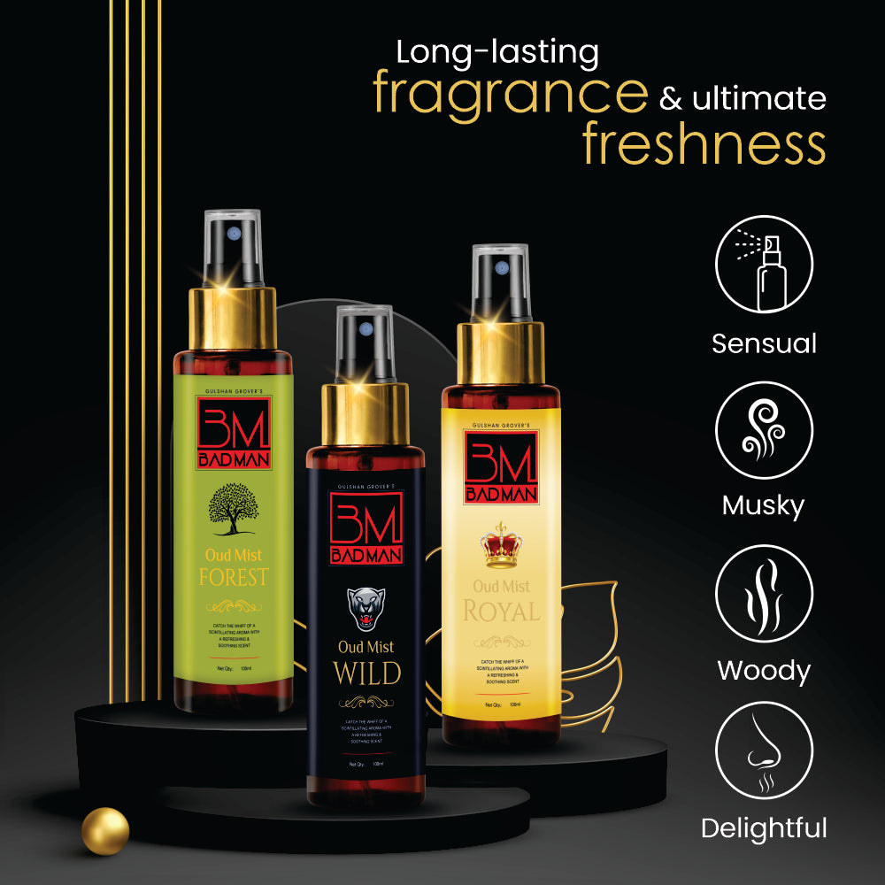 Badman Premium Oud Mist Spray Kit - Complete Oud Experience | Badman ...